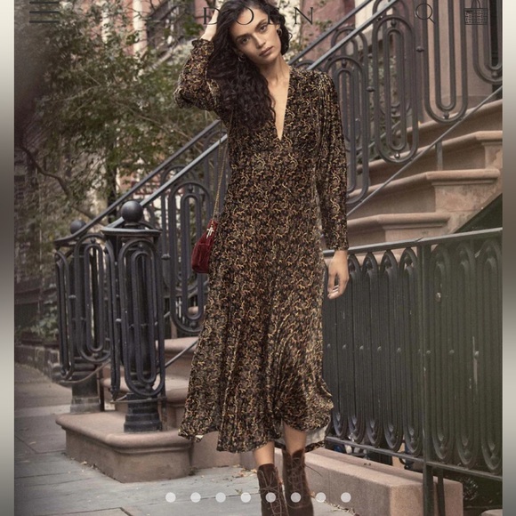 Doen | Dresses | Doen Cleone Dress In Terre Jardin De Papillons | Poshmark